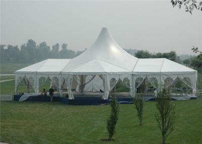 China Pagoda Luxury Wedding Party Tents With Transparent Window For Rental Business for sale