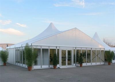 China Aluminum Large Party Tents For Wedding Receptions With Glass Wall / Door for sale