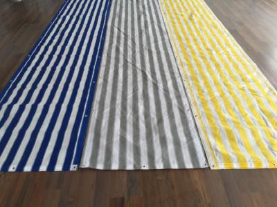 China 0.9x5m Sun Shade Net Insect Window Net Customized Grey And White for sale