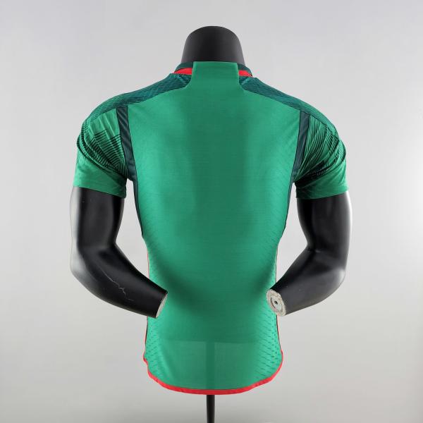 Quality Mexico Soccer Jersey Personalized Breathable Team Club Training Uniform Full for sale