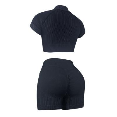 Cina Collare a tacchetti Set yoga donna Abbigliamento sportivo Calze sportive Abbigliamento da allenamento Giocattori abito in vendita
