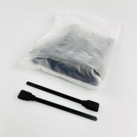 China Long Handle Printer Head Foam Tip Swabs For Solvent Printer Black Sponge for sale