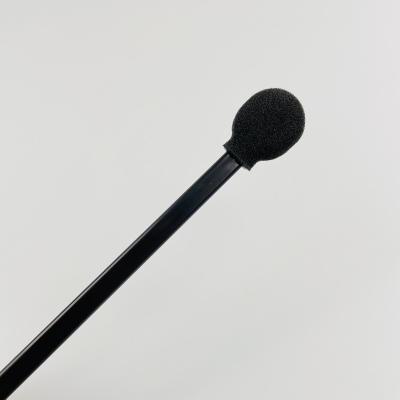 China Round Foam Tip Swabs Black Handle Clean Excess Adhesives After Gluing for sale