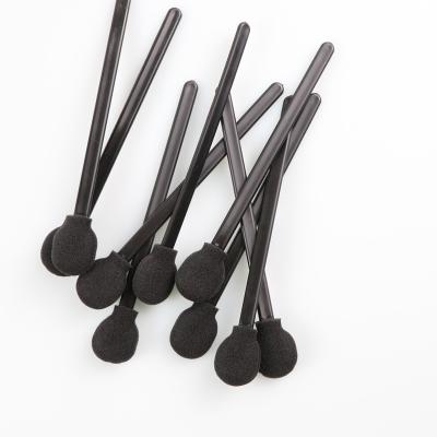 China Fusselfreier runder schwarzer Schwamm-Schaum-Spitzen-Putzlappen für Auto-Reinigung zu verkaufen