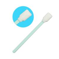 China 125mm Printer Head Foam Tip Swabs with Polypropylene Handle and Thermally Bonded Foam Head for Precision Cleaning for sale