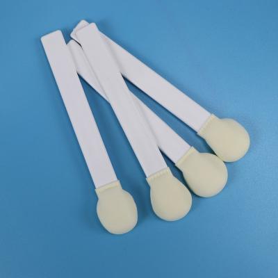 China Disposable PP Stick 30mm Big Round Head Sponge Foam Swab Applicator For Medical Use for sale
