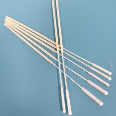 중국 ABS Stick Flocked Nylon Nasal Swab 단독으로 포장된 분쇄점으로 샘플 수집 스랩 판매용