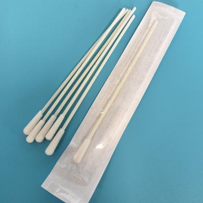 China Sterile Flocked Nylon Specimen Collection Swabs Individually Wrapped Oral Swab for sale