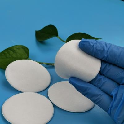 China 100/500pcs Bulk Makeup Cotton Pads Hypoallergenic Round Non Woven Facial Pads With Travel Bag for sale