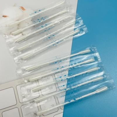 China Professional Salon Cotton Swabs Individually Wrapped Round / Pointed Tips For Lash Extensions Spa Use for sale