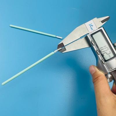 China Disposable Polyester Tipped Swabs 1mm Cloth Head 100pcs/Bag for Optic Slot Cleaning for sale
