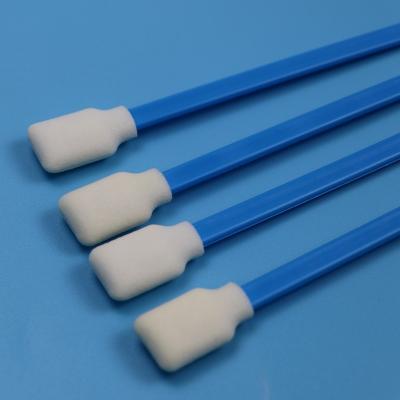 China 707 LintFree Square Sponge Stick Mimaki Printer Reinigingsfoam Swab Met Blauwe Handvat Te koop