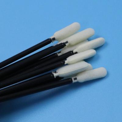 China 746 Lintvrij Open Cell Sponge Stick Auto Reiniging Schuim Swab Met Zwart Handvat Te koop