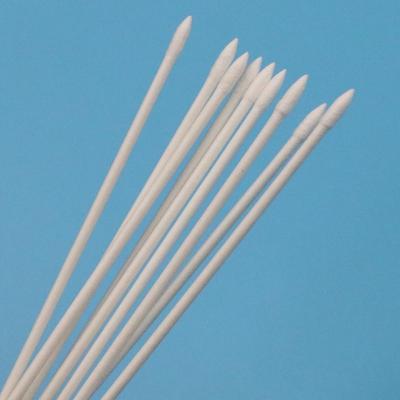 China BB-013 Biodegradable Paper Stick Mini Pointed Cleanroom Q Tips Industrial Cleaning Cotton Bud Swab Huby Stick for sale