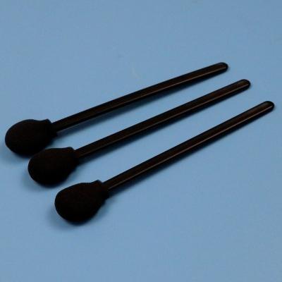 China 708 Lintvrij Ronde sponsstok Zwart schoonkamer schuim zwab voor auto reiniging Te koop