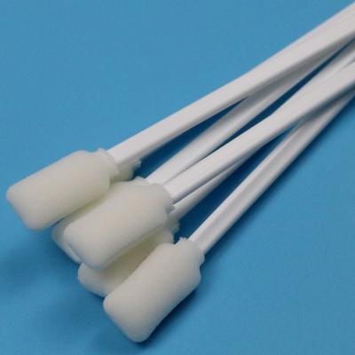 China Lintvrij Wit PP Stick Square Sponge Swab Roland Printer Reinigingsfoamswab Leveranciers Te koop