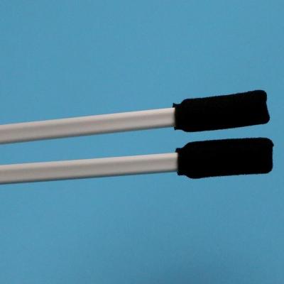 China TX712 Lintvrij Zwart Vierkante sponsstok Wit handvat Rechthoekige schoonruimte Swab van schuim voor het schoonmaken van de printer Te koop