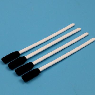 China TX712 Lintvrij Zwart Vierkante sponsstok Wit handvat Rechthoekige schoonruimte Swab van schuim voor het schoonmaken van de printer Te koop