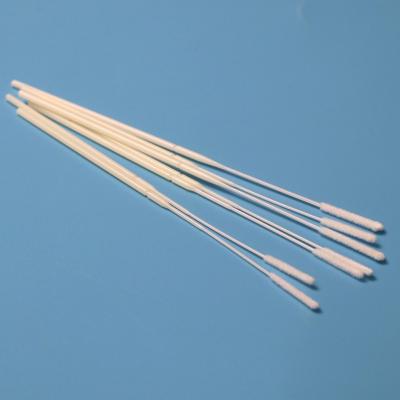 Cina Swab nasale di nylon a fiocco avvolto individualmente Swab sterile per la raccolta di campioni con tubo in vendita