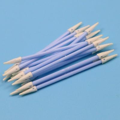 China Blauer Griff Doppelspitze Sponge Detail-Swab Präzision Reinigung Schaum-Swab für Reinraum zu verkaufen