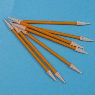 중국 린트 무료 오렌지 스틱 듀얼 엔딩 톱 스펀지 세부 스랩 청정실 폼 스랩 판매용