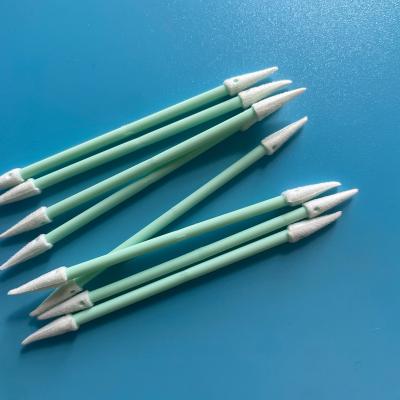China TX750 Double Pointed Foam Swabs Ultra Fine Tips For Circuit Boards Microelectronics Sensitive Component Cleaning for sale