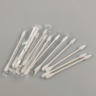 China Professional Salon Cotton Swabs Individually Wrapped Round / Pointed Tips For Lash Extensions Spa Use for sale