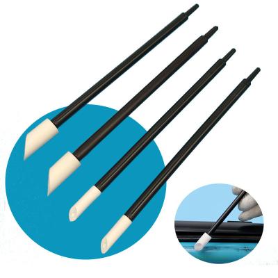 China 8mm Slanted PU Foam Swab with Rigid PP Stick for Printer Cleaning ISO9001 Certified for sale