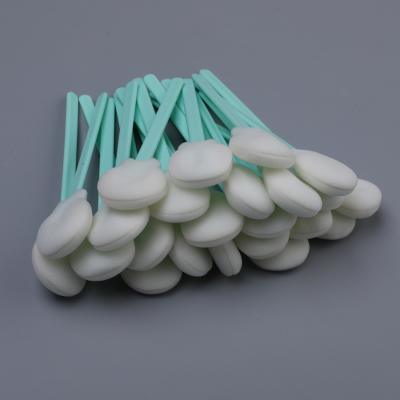 China 128mm Length Sponge Swab with Round Tip Design for Precision Cleaning - 50pcs per Pack for sale
