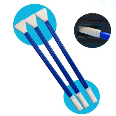 China Individual Wrapped Microfiber Cleaning Swab Double Ended Sensor Swab APS-C Camera Cleaning Swab  with Blue Handle for sale