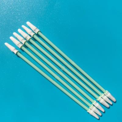 China Lint Free 3.6mm Mini Pointed Detailing Swab Double Ended Sharp Precision Polyester Swab for Cleanroom for sale