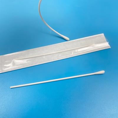 China Cotton Applicator Individually Packed EO Sterile Sampling Swabs - 6 Inch with PP Handle, CE Certified for sale