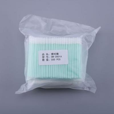 China Lab Double Layer Polyester Swab , Clean Room Cotton Swabs Plastic Sticks for sale