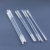 China Multipurpose Cotton Cleaning Swabs Double Flat Heads Polyester Stick Material for sale