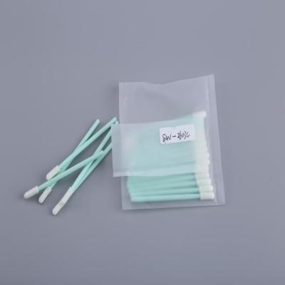 China Open Cell Cleanroom Foam Swabs Thin Head 200 Pcs / Bag For Electronic Cleaning for sale