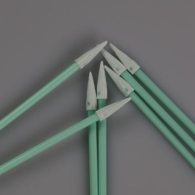 중국 폴리에스테르 끝은 데이크론 천 머리 고청정실 면봉을 가리켰습니다 판매용