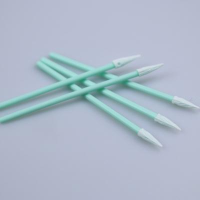 중국 폴리에스테르 끝은 데이크론 천 머리 고청정실 면봉을 가리켰습니다 판매용