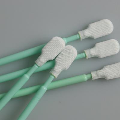 中国 250mmのPCBのための使い捨て可能で最もよくきれいで長いハンドル ポリエステル綿棒 販売のため