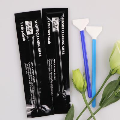 중국 24 밀리미터 전 프레임 카메라 센서 세정 면봉 린트 무료 세이프플렉스이블 머리 판매용