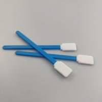 China Plotter Printerhead Cleaning Swabs Polyester Surface Flat Microfiber Tip for sale