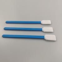 China Plotter Printerhead Cleaning Swabs Polyester Surface Flat Microfiber Tip for sale