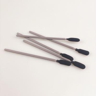 중국 회색 손잡이가 있는 검은색 라운드 스폰지 헤드 폼 청소 면봉 판매용