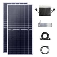 Quality 800W 1000w Monocrystalline Micro Inverter Complete Home Kit Solar Panel for for sale