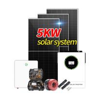 Quality Home 5kw Off-Grid Solar System with 10kwh Wall-Mount Lithium Battery Lifepo4 for sale