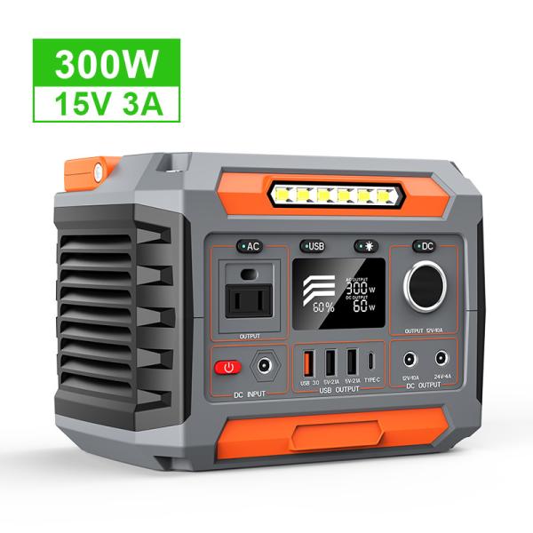 Quality Portable 300W Power Bank Solar Generator Mini Solar Panels with MPPT Controller External Battery Car Power Source for Home Use for sale