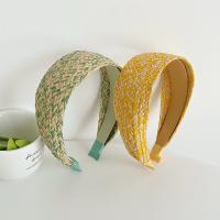 China Straw braid wide edge headband for sale