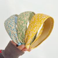 China Straw braid wide edge headband for sale
