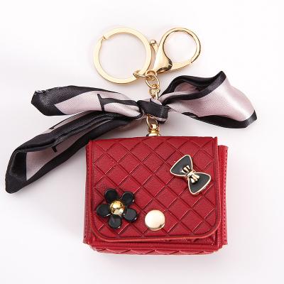 China Bluetooth earphone bag small leather fragrance purse for sale