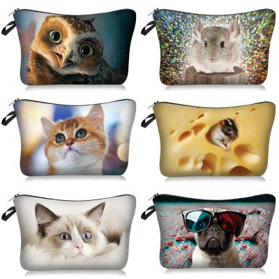 Nueva bolsa de bollo de maquillaje impresa en 3D para animales