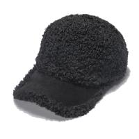 China Warm plush baseball cap simple casual solid color all-matching cap for sale
